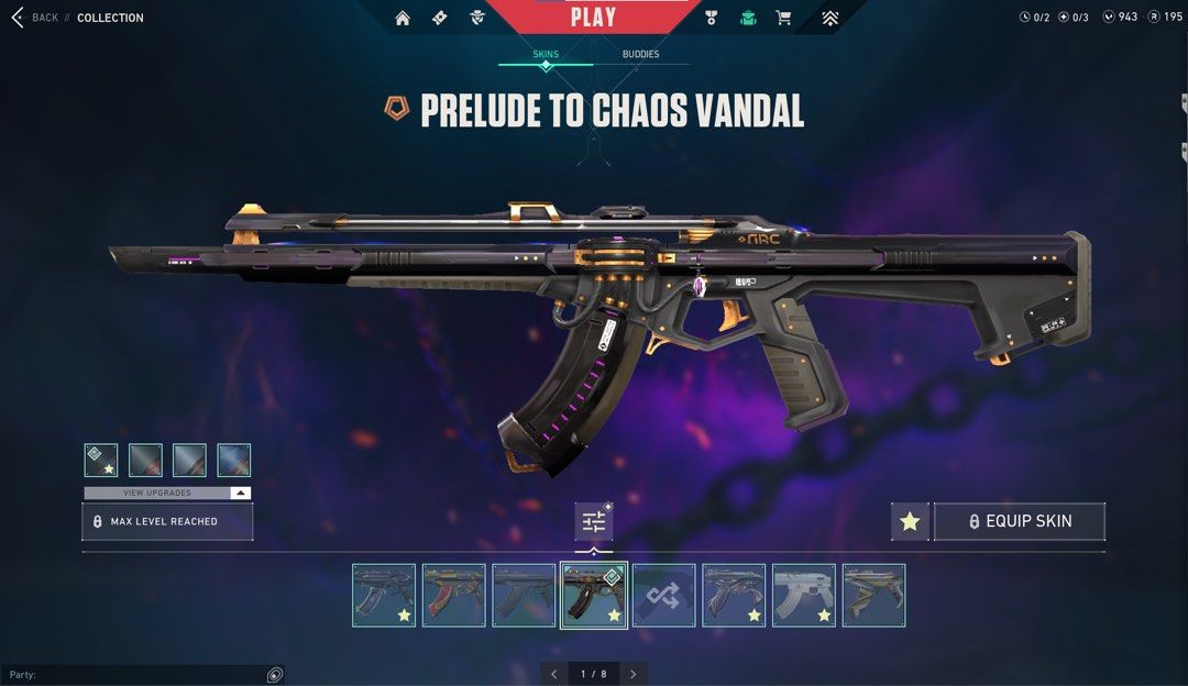 RARE VALORANT RAINBOW RANK GUN BUDDIES, Video Gaming, Video Games ...