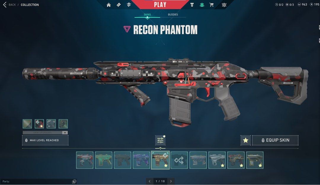 RARE VALORANT RAINBOW RANK GUN BUDDIES, Video Gaming, Video Games ...
