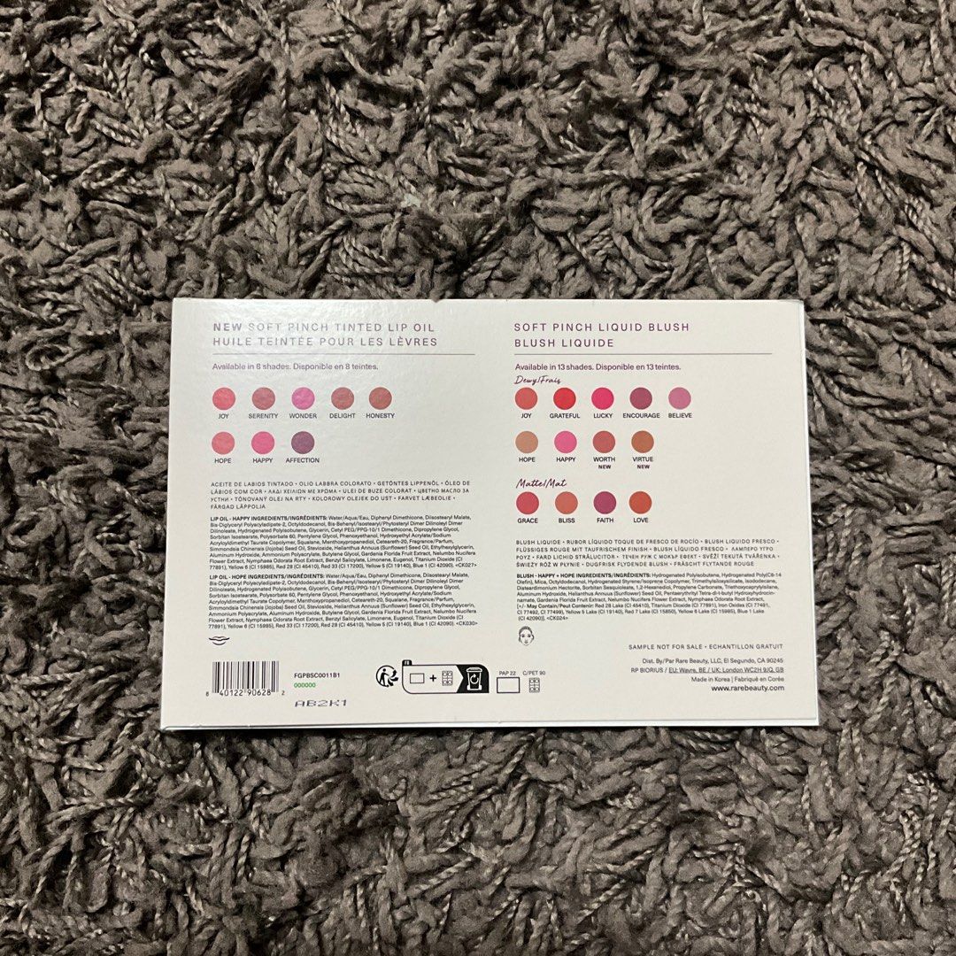 READY STOCK RARE BEAUTY By Selena Gomez Soft Pinch Lip and Cheek Sample ...