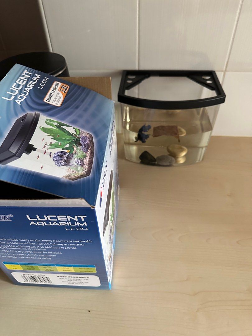 Resun fish tank 3.8L, Pet Supplies, Homes & Other Pet Accessories on ...