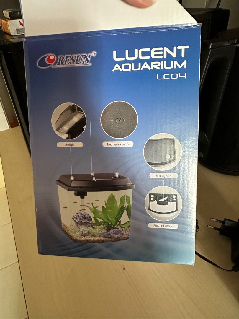 Resun fish tank 3.8L, Pet Supplies, Homes & Other Pet Accessories on ...