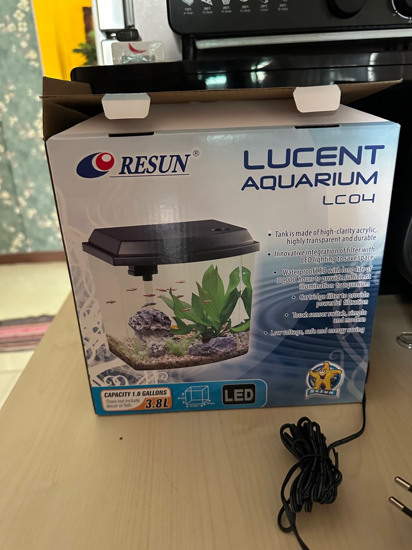 Resun fish tank 3.8L, Pet Supplies, Homes & Other Pet Accessories on ...