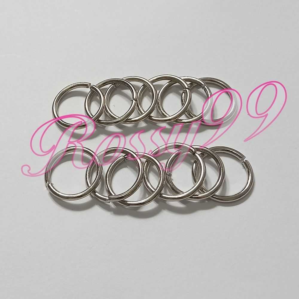 Ring Bulat Besi Nikel 2cm Tebal 3mm Souvenir Tas Gantungan Kunci ...