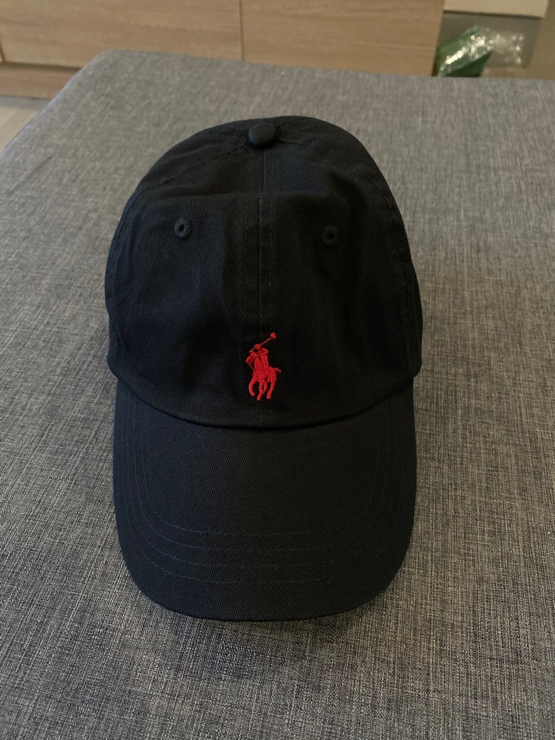RL CAP BLACK RED, Men's Fashion, Watches & Accessories, Caps & Hats on ...