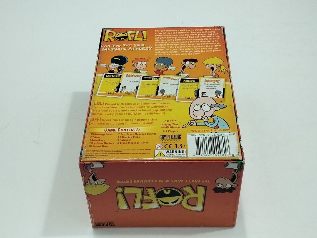 ROFL! Board Game, Hobbies & Toys, Toys & Games on Carousell