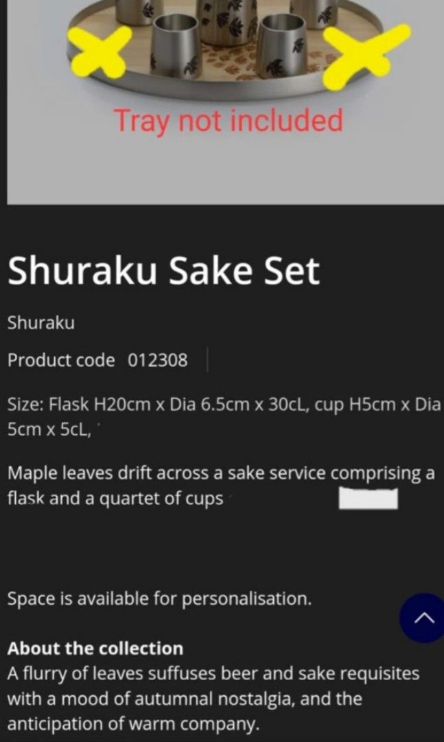 Royal Selangor Shuraku Sake Set, Furniture & Home Living, Kitchenware ...