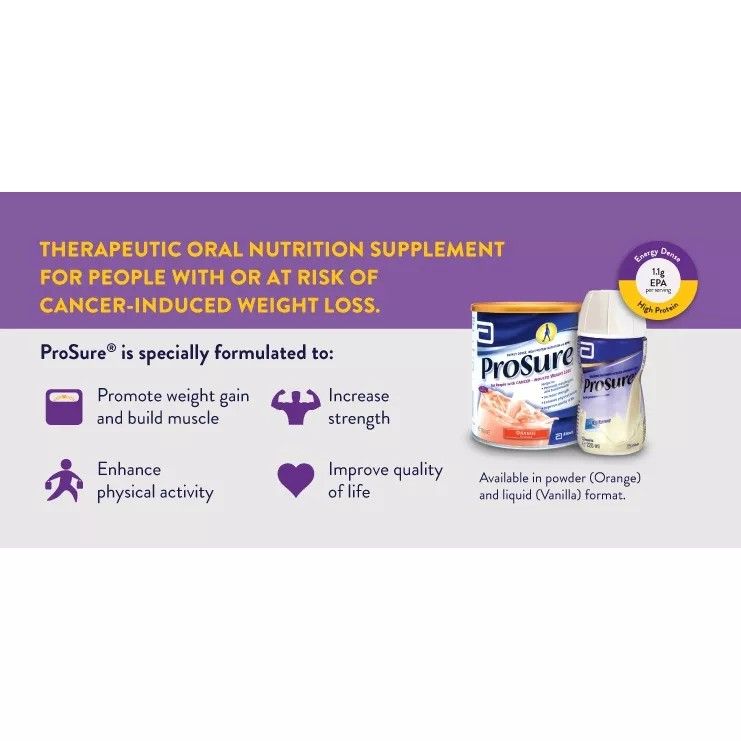 #SALEPASRAYA ProSure [Exp : 07/2024] Vanilla 380g (Cancer-specific ...