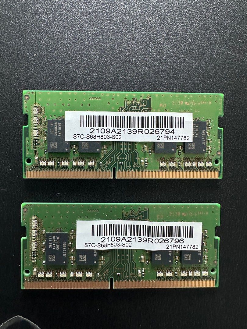 Samsung 16GB (8GB x 2) SODIMM DDR4 3200MHz RAM, Computers & Tech, Parts ...