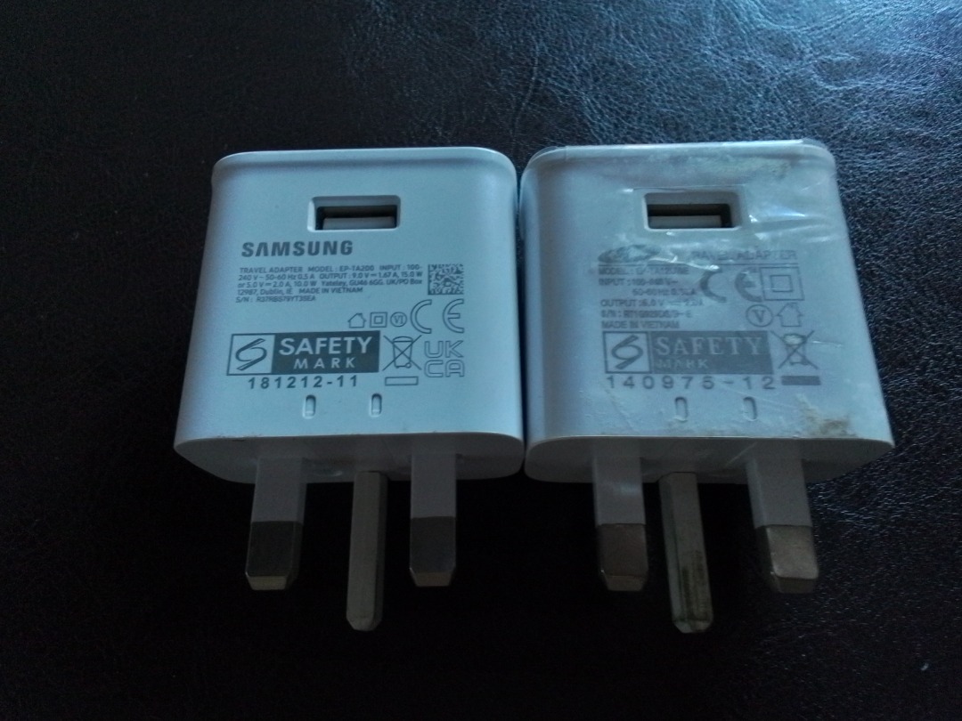 Samsung Adapter Head Charging For Phones Computers Tech Parts Accessories Cables