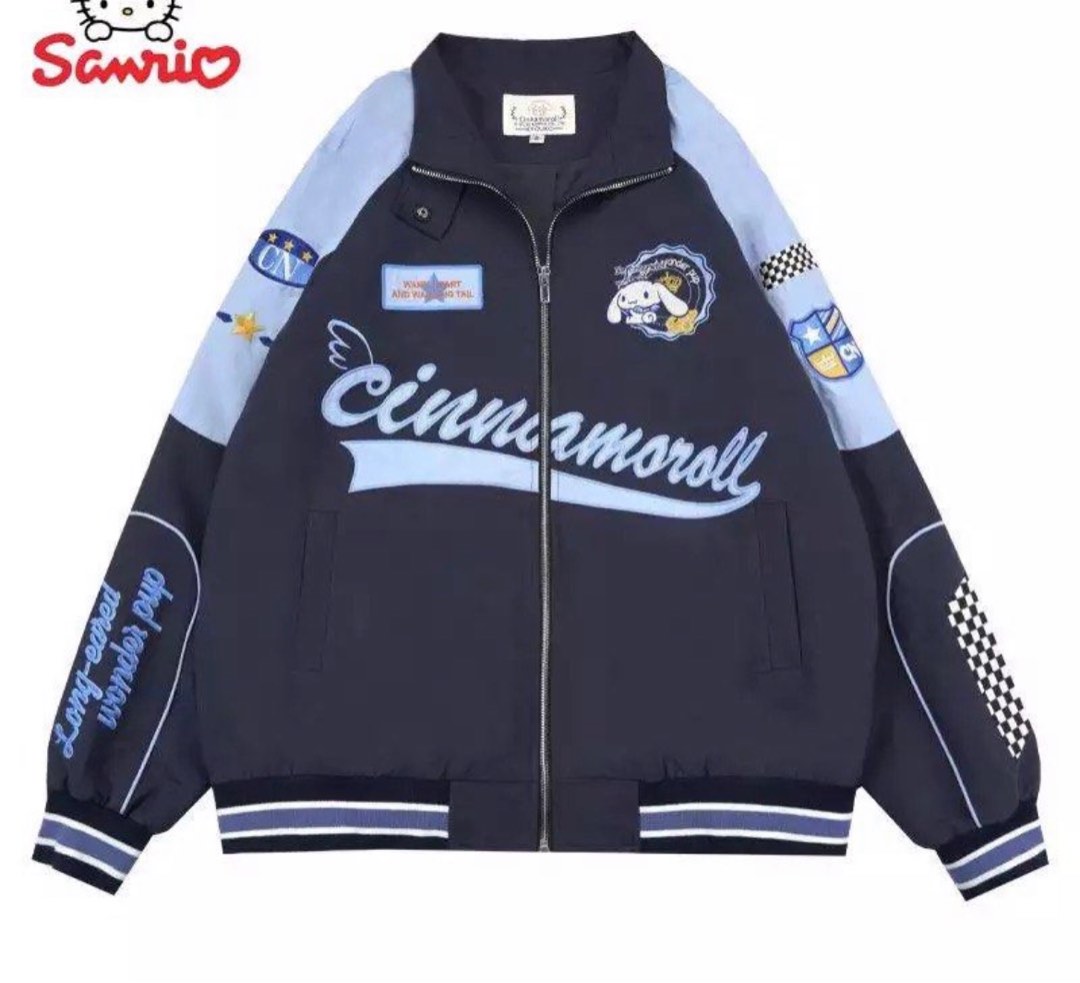 sanrio cinnamoroll racer jacket, Women's Fashion, Coats, Jackets and ...
