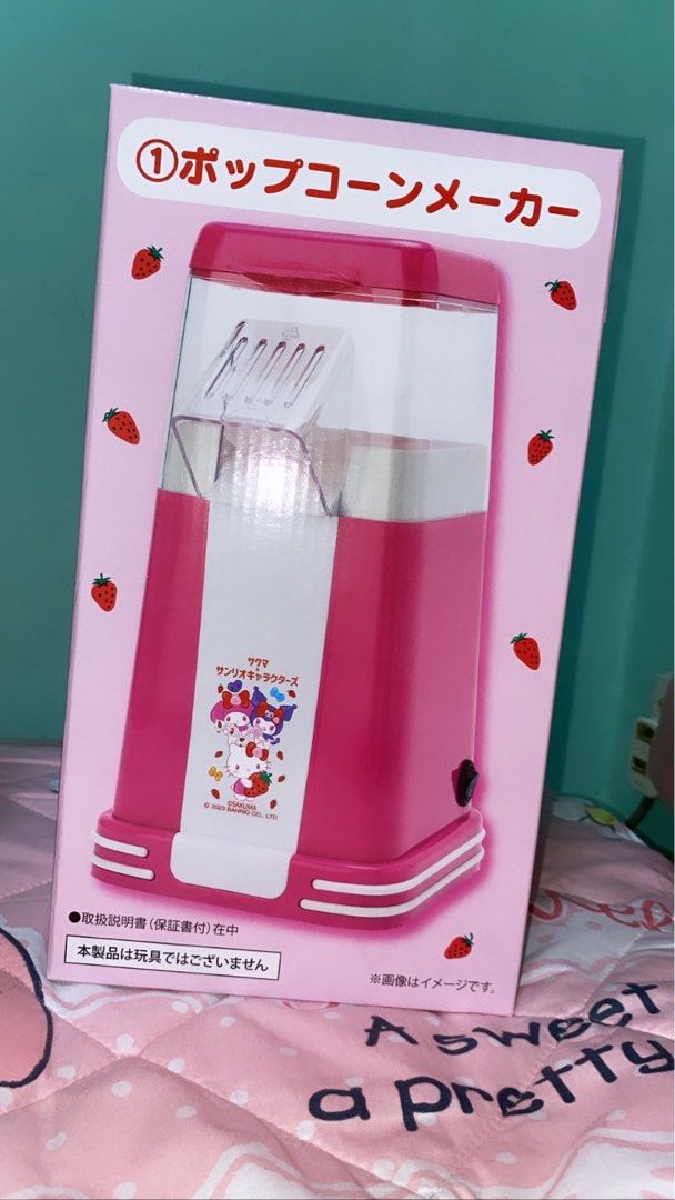 SANRIO POPCORN MAKER AUTHENTIC!!FROM JAPAN!!MELODY,HELLO KITTY,KUROMI ...