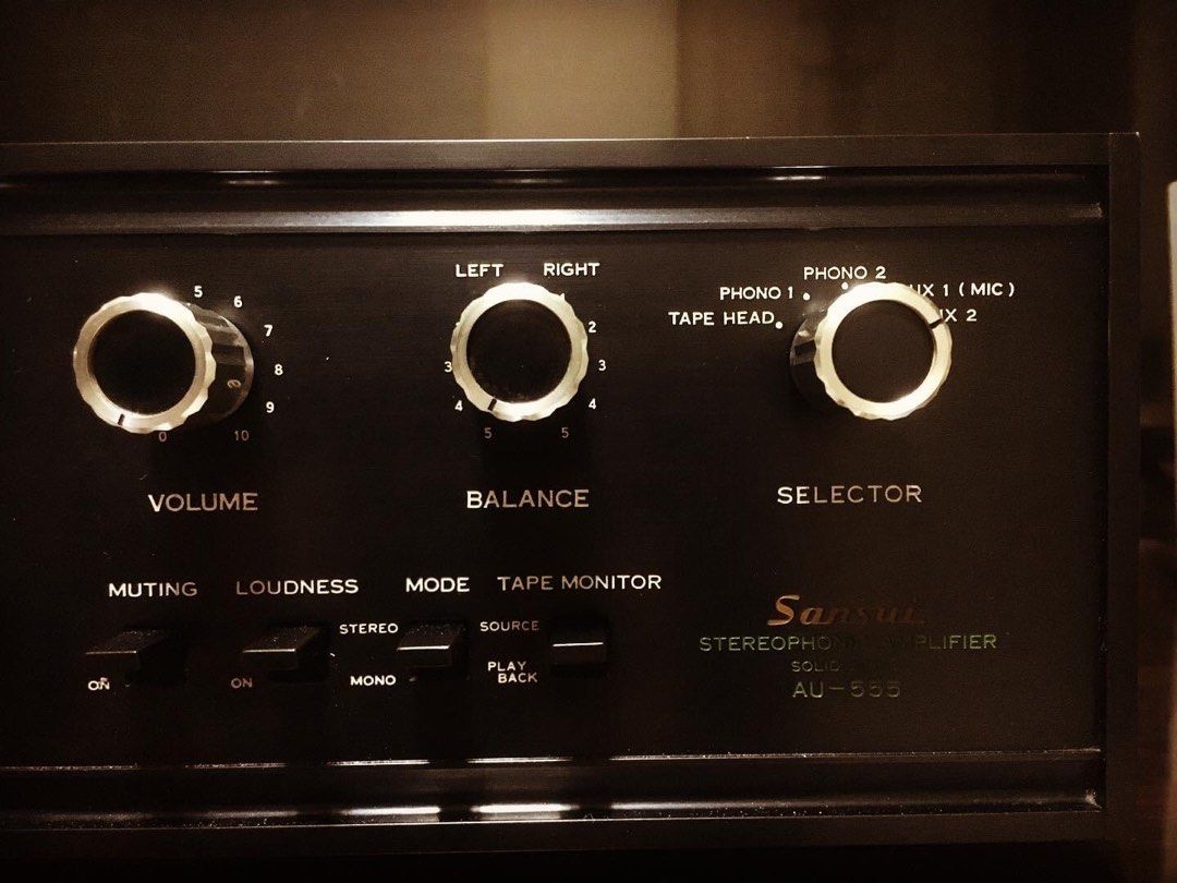 Sansui AU-555 Solid State Stereophonic Amplifier, Audio, Soundbars ...