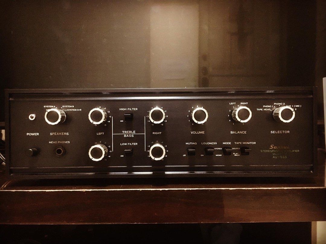 Sansui AU-555 Solid State Stereophonic Amplifier, Audio, Soundbars, Speakers & Amplifiers on ...