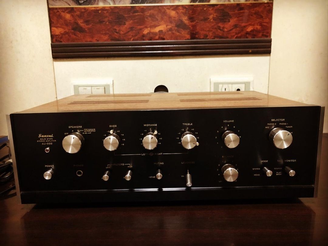 Sansui AU-666 Solid State Stereo Amplifier, Audio, Soundbars, Speakers ...