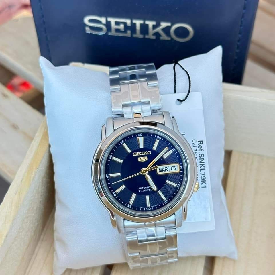 Seiko Watch for Men Silver, Men's Fashion, Watches & Accessories ...