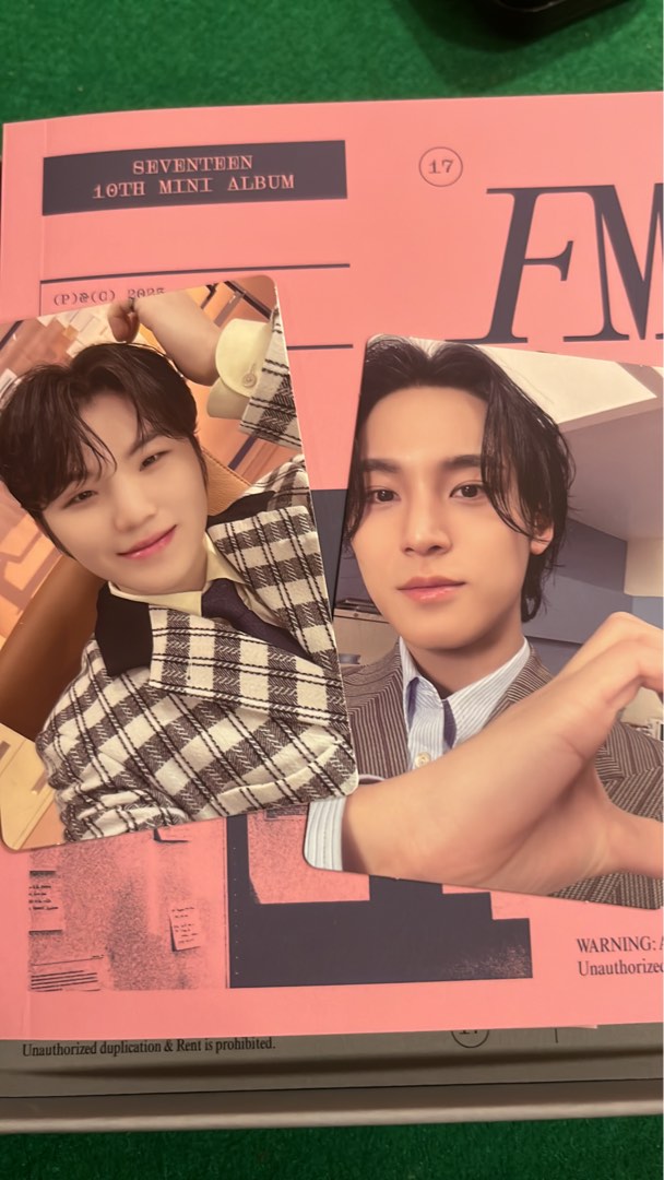 [WTS] Seventeen FML pcs mingyu woozi, Hobbies & Toys, Memorabilia ...