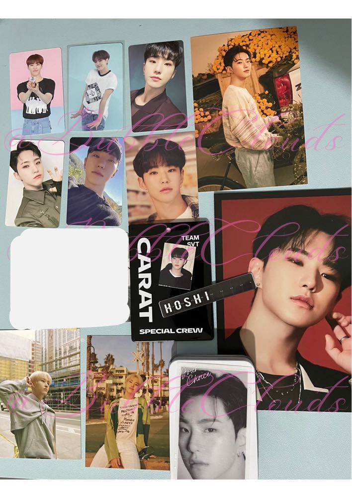 Seventeen Hoshi Photocards Set, Hobbies & Toys, Collectibles ...
