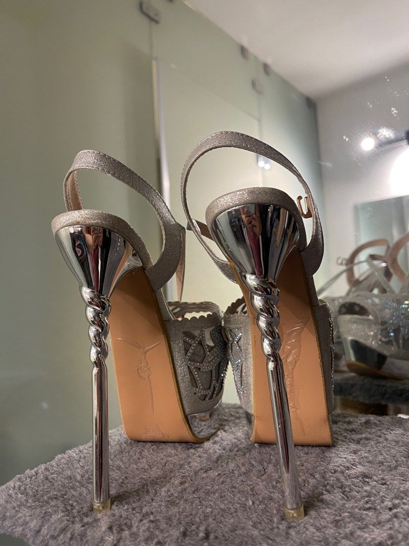 SEXY PAGEANT HEELS, Women's Fashion, Footwear, Sandals on Carousell