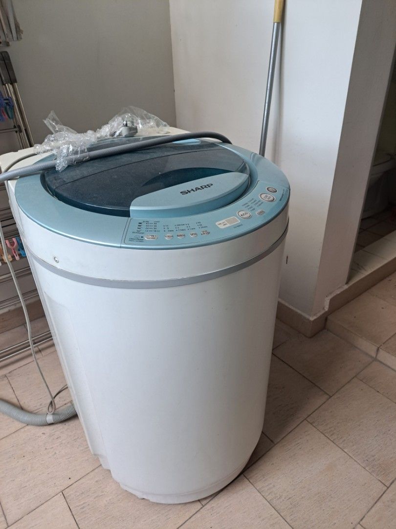 SHARP Top load washing machine / washer, TV & Home Appliances, Washing ...