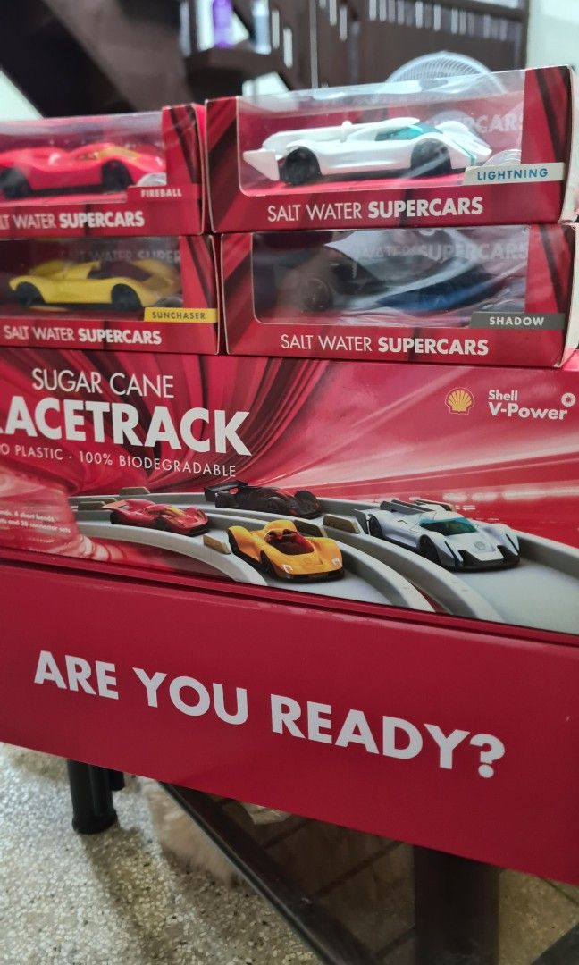 Shell Salt Water Supercars Set w/ Track, Hobbies & Toys, Toys & Games ...
