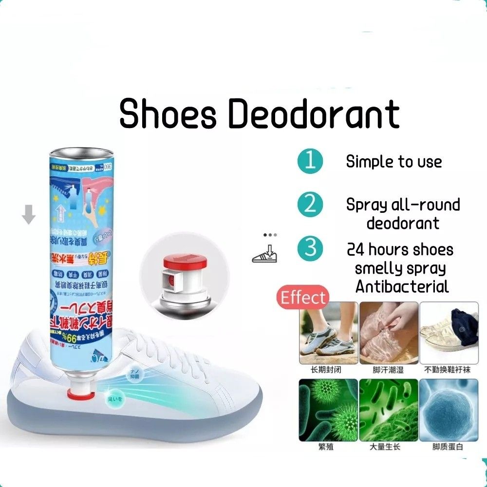 Shoes & Socks Deodorant Spray Antibacterial 260ml Single Pack ...
