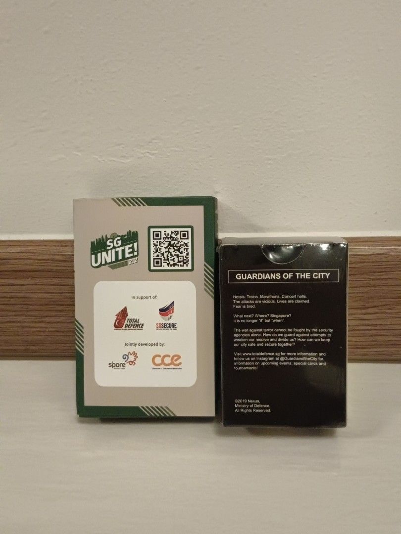 Singapore Total Defence Card game, Hobbies & Toys, Toys & Games on Carousell