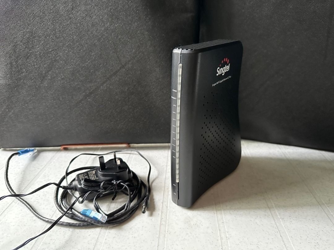 Singtel Wifi Gigabit Router AC1900 Wifi Internet broadband Connection ...