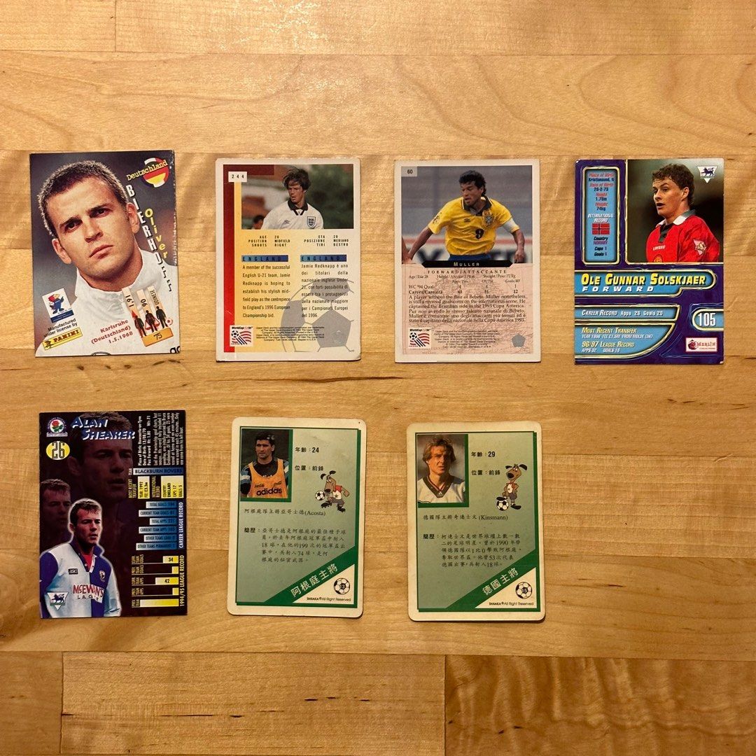 Vintage Soccer Player Cards, Hobbies & Toys, Memorabilia & Collectibles ...