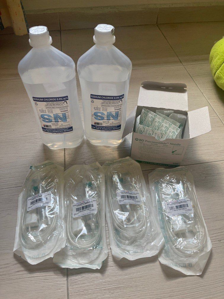 Sodium Chloride IV drip/ Subcut, Pet Supplies, Health & Grooming on ...