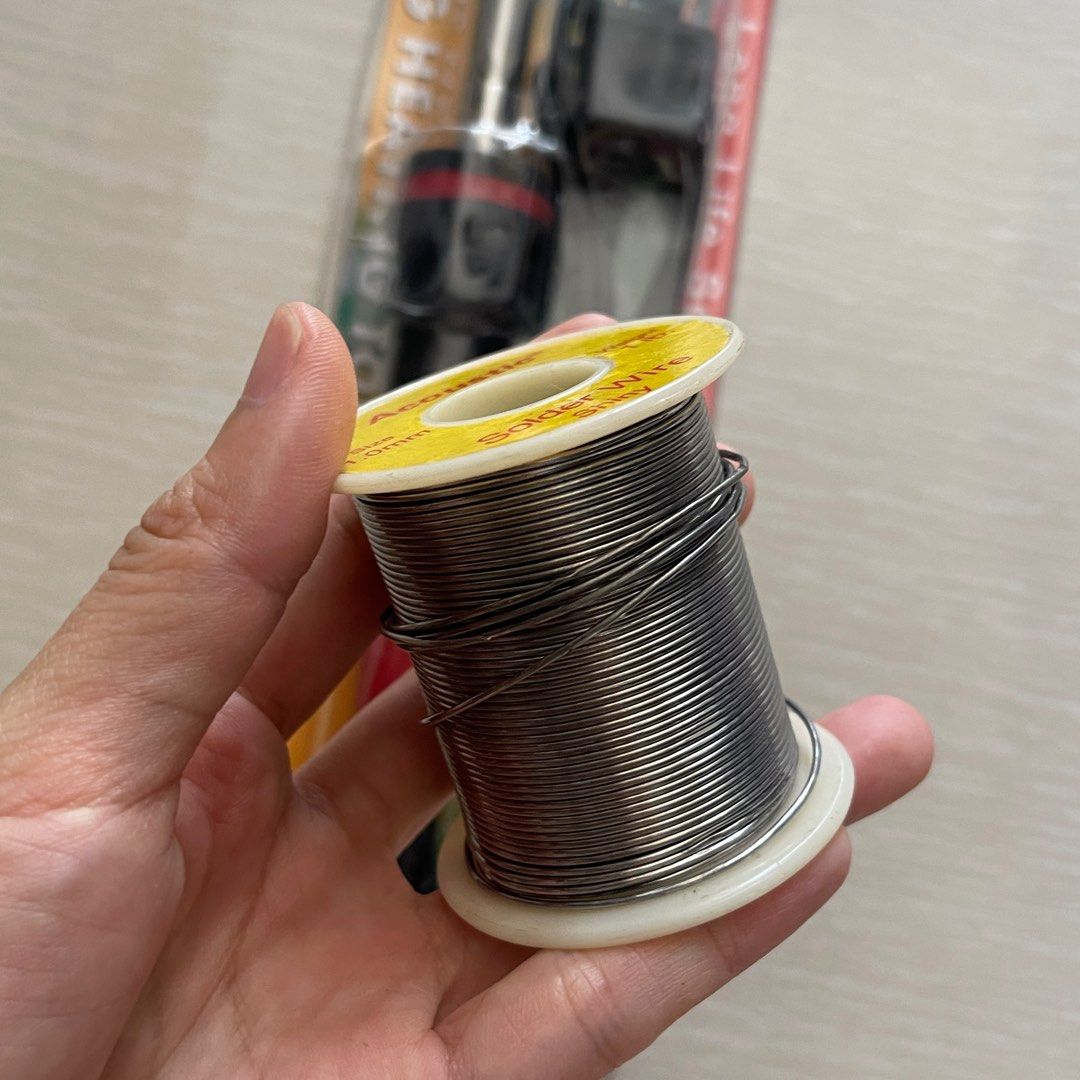 Soldering iron 40w hearing tool witb solder wire, Furniture & Home ...