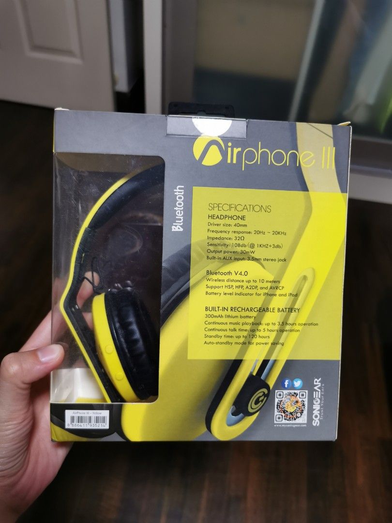 Sonicgear Airphone III, Audio, Headphones & Headsets on Carousell