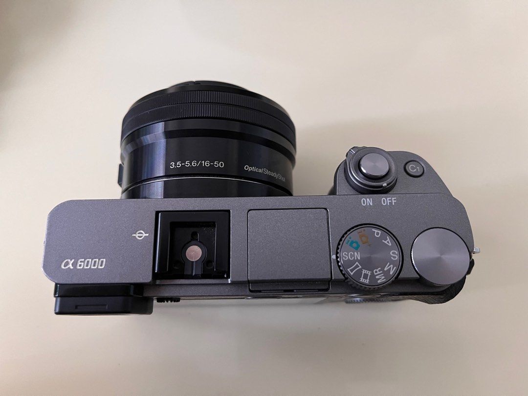 Sony a6000 Graphite Grey mirrorless digital camera with 16-50mm lens ...