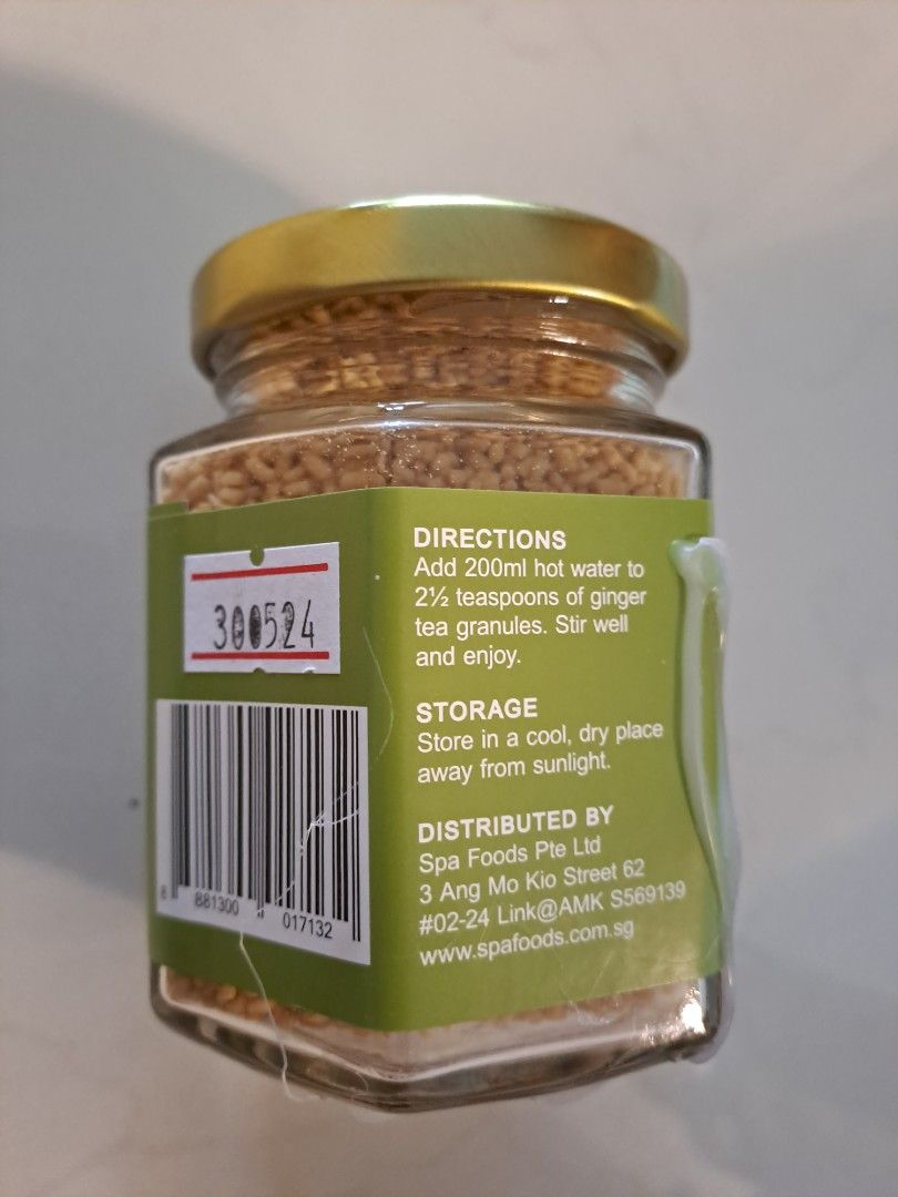Spa foods Aged Ginger Tea, Health & Nutrition, Health Supplements ...