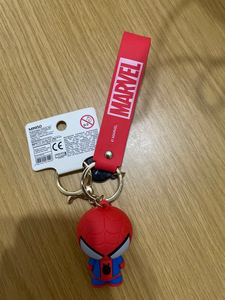 Spiderman Keychain, Hobbies & Toys, Toys & Games on Carousell