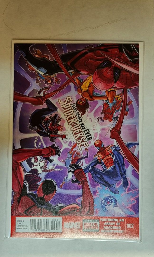Spiderverse #2 Marvel Comics Spider-Man Spider-Verse First Spider Punk ...