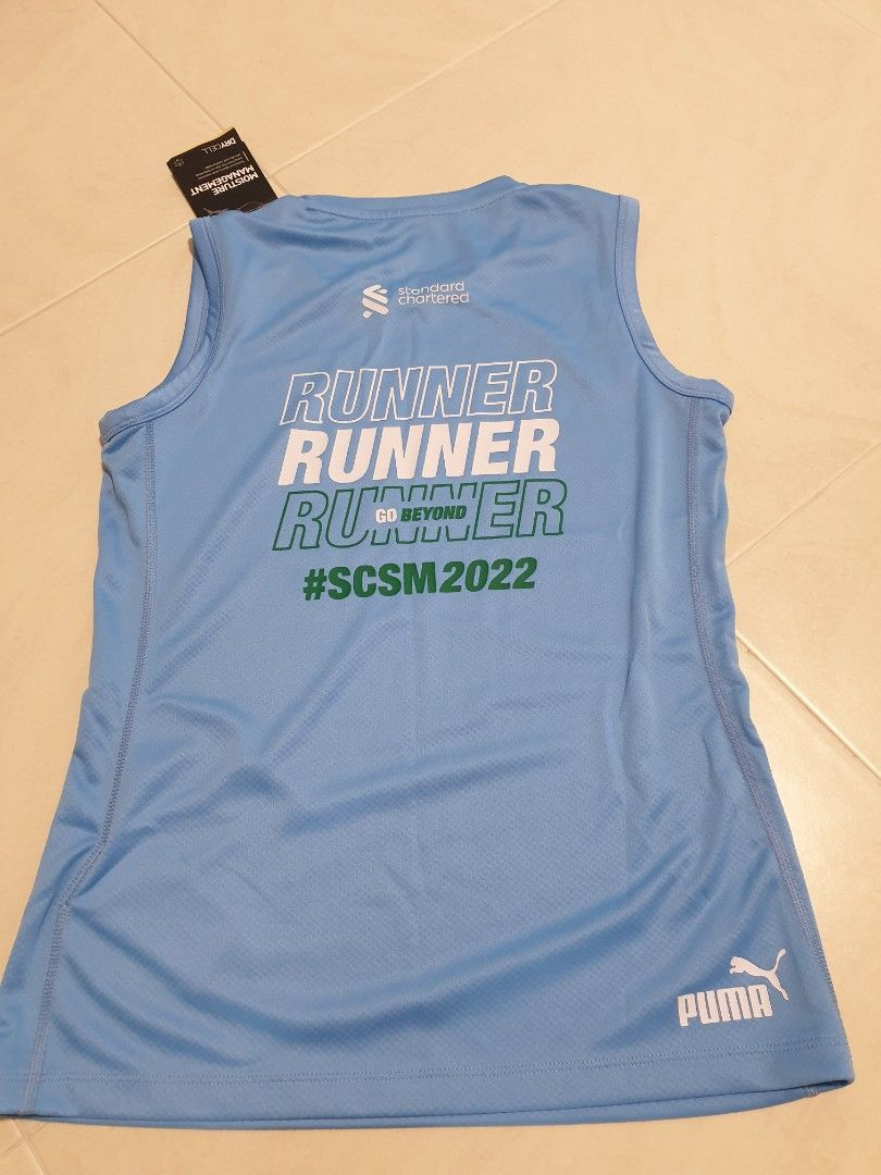 Standard chartered marathon 2022 female running jersey, Men's Fashion ...