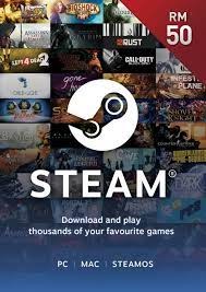 Steam Wallet RM50 MYR Malaysia Prepaid Code Gift Digital Card, Video Gaming, Gaming Accessories ...