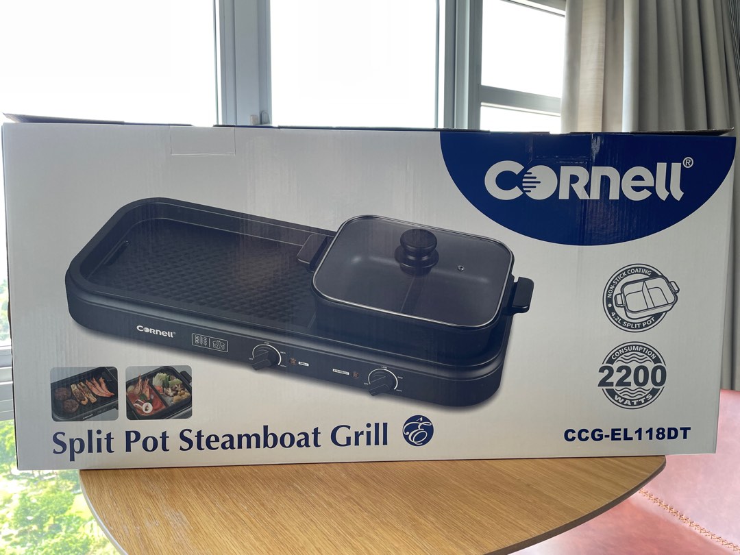Steamboat Grill Split Pot, TV & Home Appliances, Kitchen Appliances ...