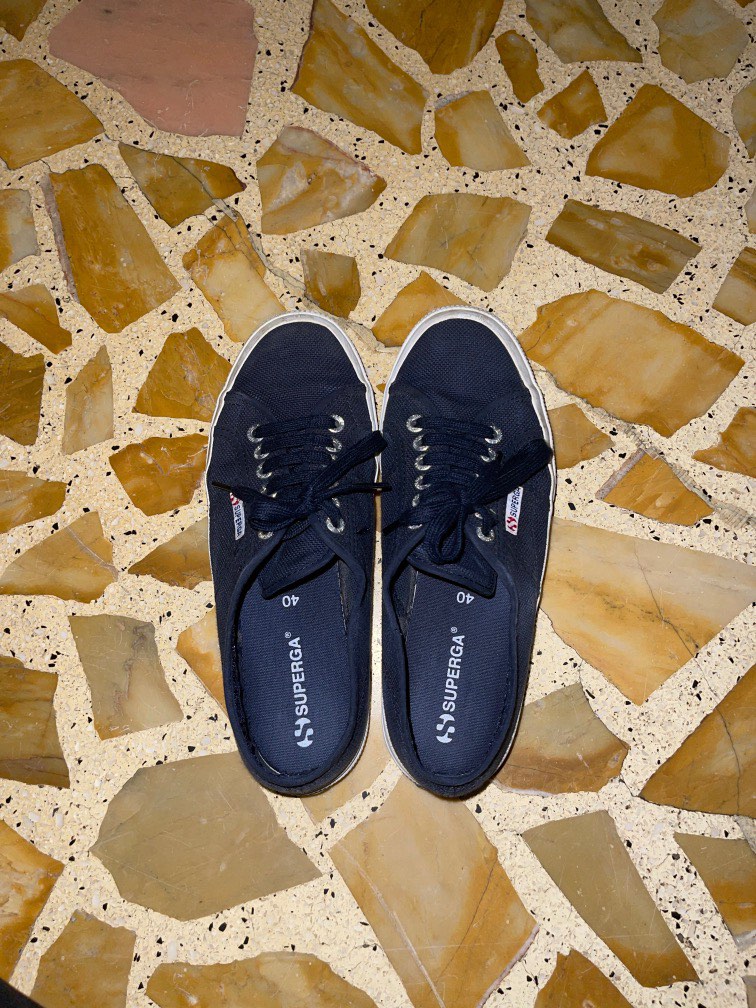 superga blue, Luxury, Sneakers & Footwear on Carousell