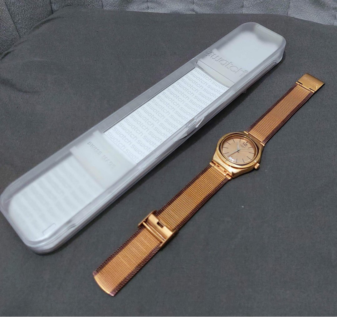 Swatch Gold, Women's Fashion, Watches & Accessories, Watches on Carousell