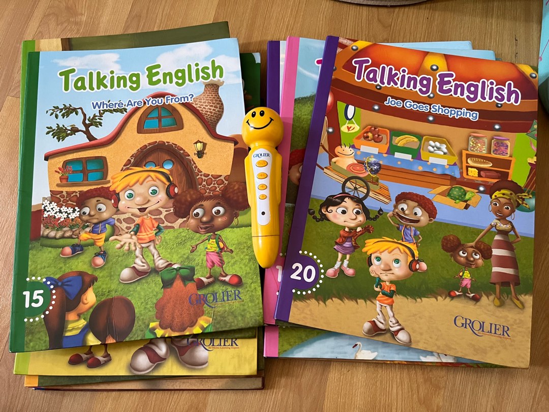 Talking english grolier, Hobbies & Toys, Books & Magazines, Children's ...