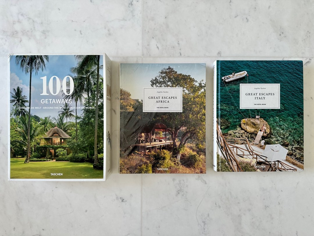 Taschen Great Escapes Italy, Africa, 100 Getaways Around the World ...