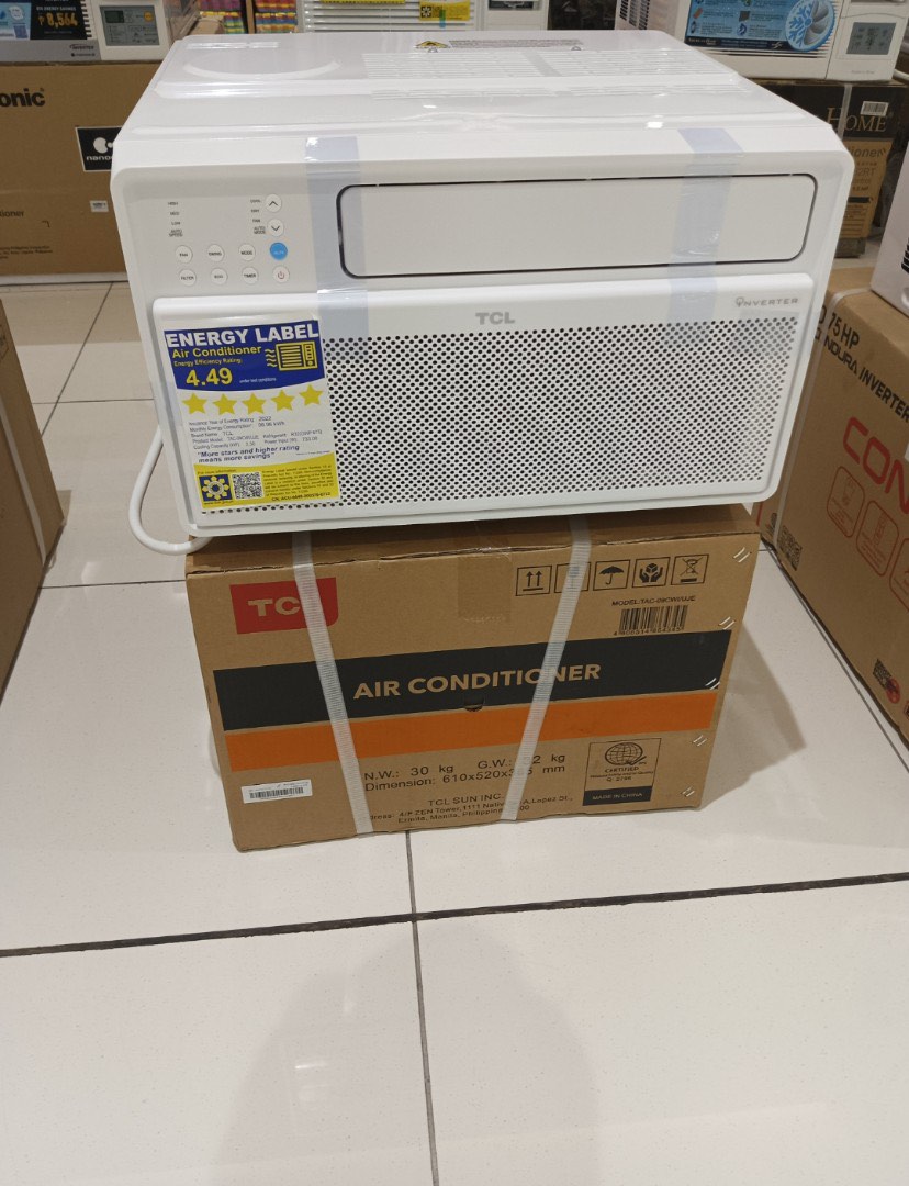 🌼🌼TCL WINDOW TYPE INVERTER AIRCON NEW MODEL 2023 ‼️ TAC09CWI-UJE 1.0HP ...