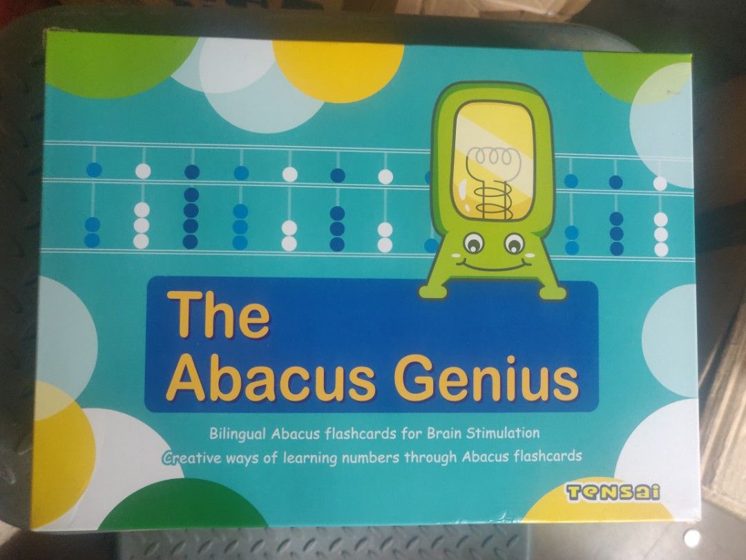 Tensai, shichida Maths The Abacus Genius for kids toddlers Flash cards ...