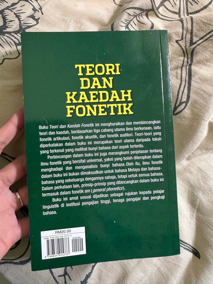 TEORI DAN KAEDAH FONETIK BY ASMAH HAJI OMAR, Hobbies & Toys, Books & Magazines, Textbooks on ...