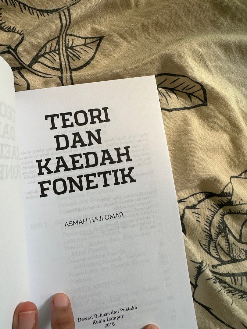 TEORI DAN KAEDAH FONETIK BY ASMAH HAJI OMAR, Hobbies & Toys, Books & Magazines, Textbooks on ...