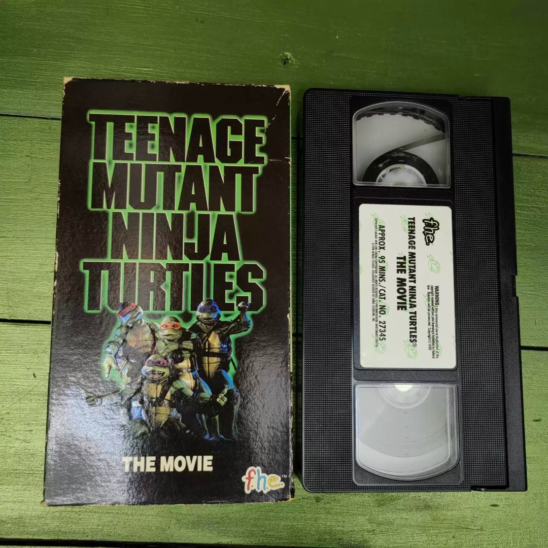 The Teenage Mutant Ninja Turtles VHS video, TV & Home Appliances, TV ...