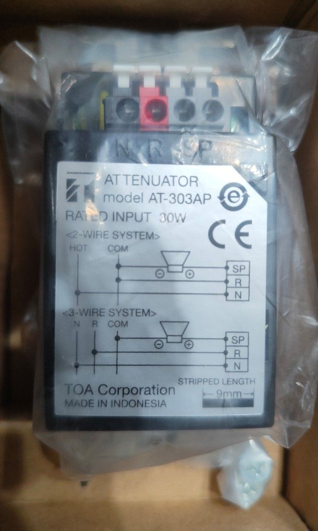 TOA AT-303AP Attenuator, Audio, Other Audio Equipment on Carousell