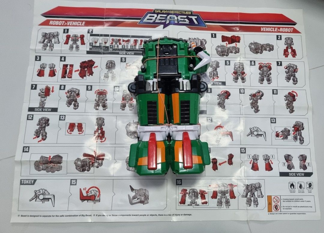 Tobot Big Beast (Beast and Big Trail), Hobbies & Toys, Toys & Games on ...