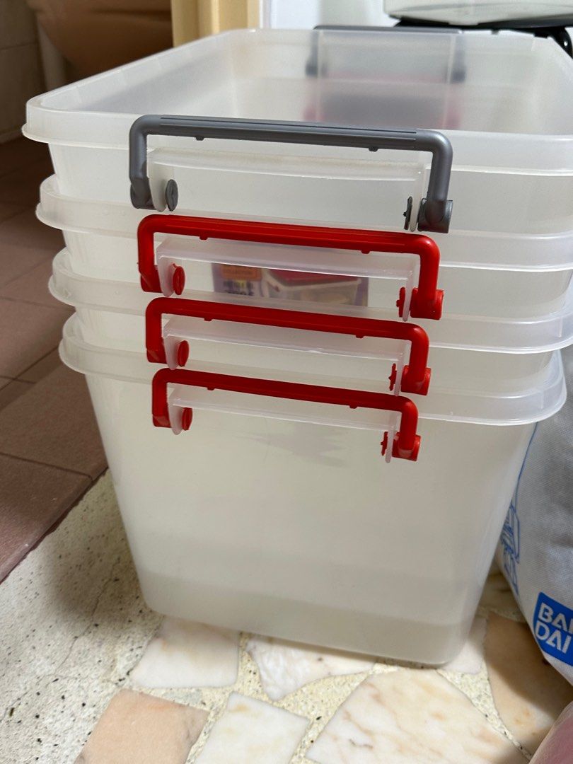 Toyogo storage container box, Furniture & Home Living, Home Improvement ...